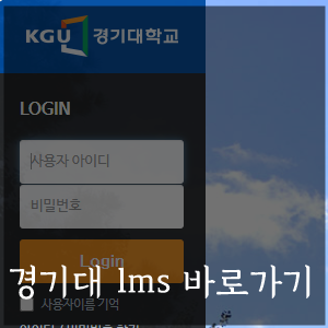 경기대학교 경기대 lms 바로가기 (https://lms.kyonggi.ac.kr)